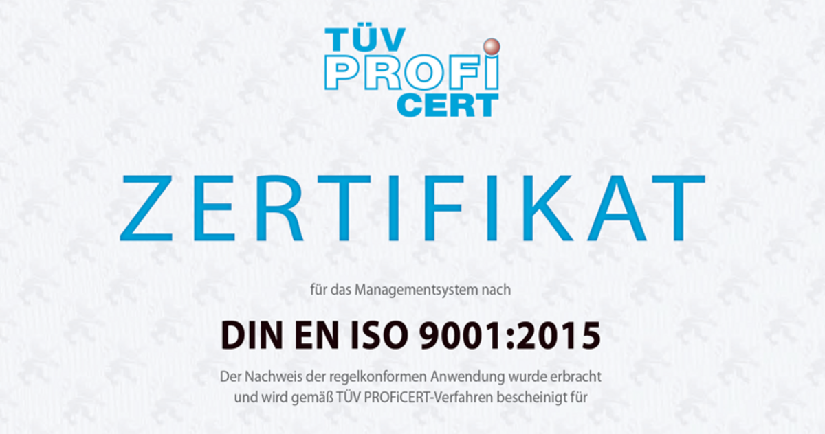 Zertifikate & Verbände