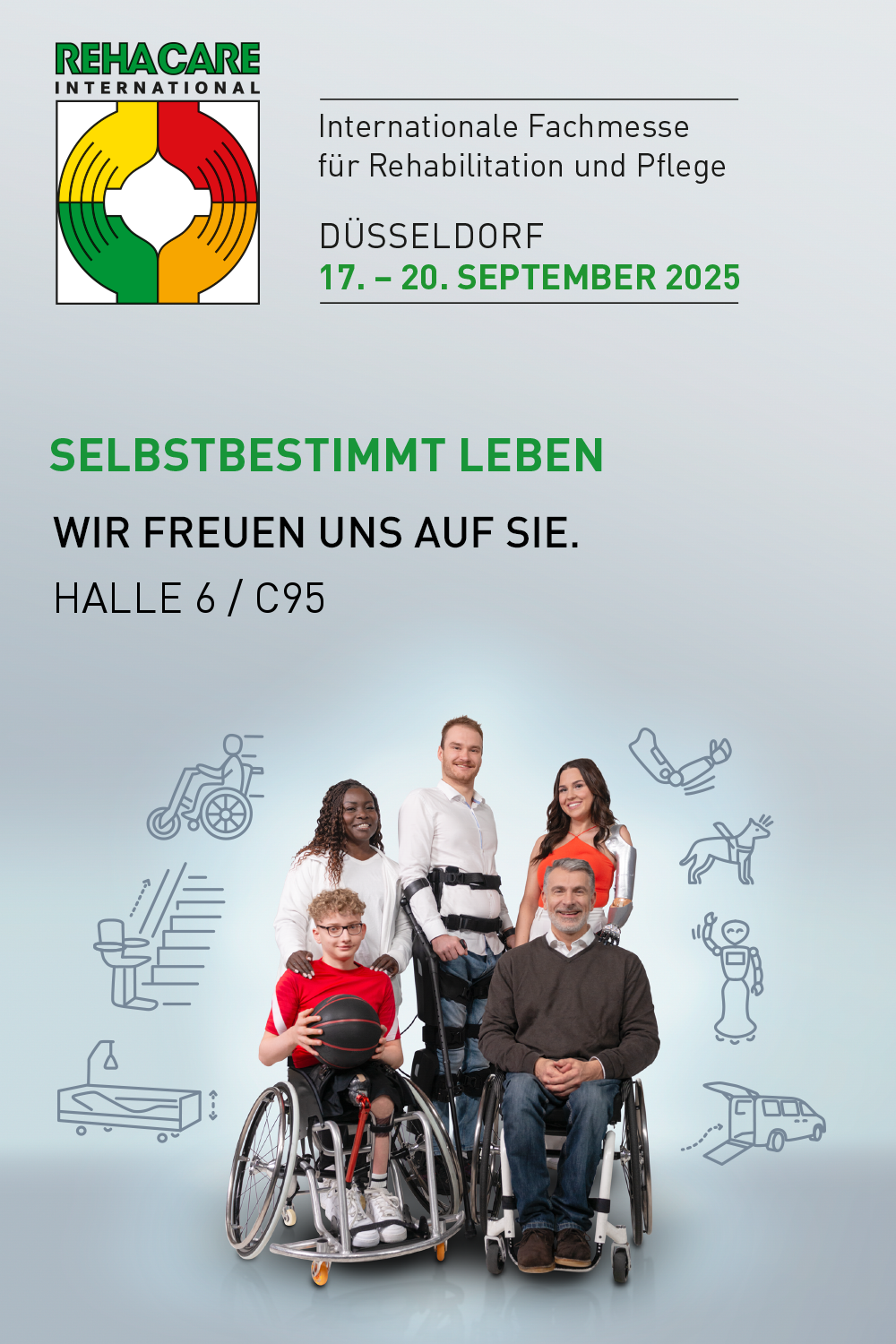 Wir sind auf der REHACARE 2025!